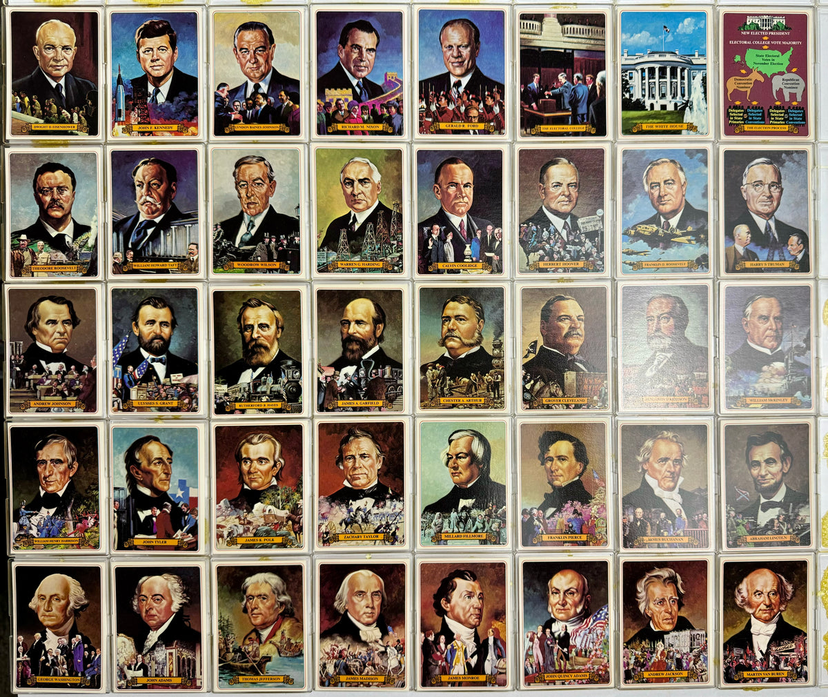 1976 Bel-Art Know Your US Presidents Kilpatrick's Vintage Trading Card ...