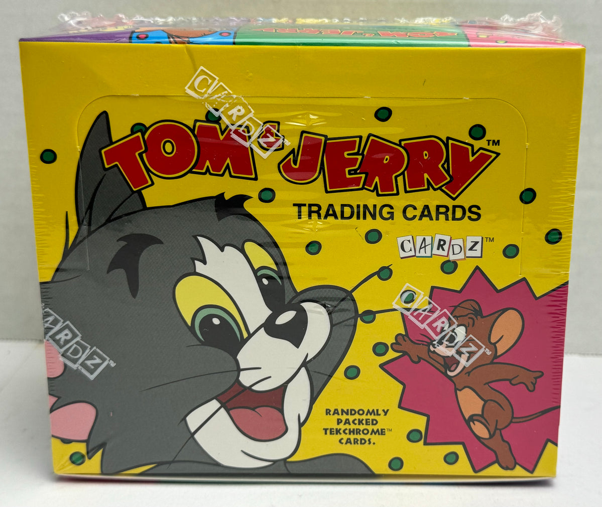 1993 Tom & Jerry Cartoon Trading Card Box 36 Ct Pack Factory Sealed Ca ...