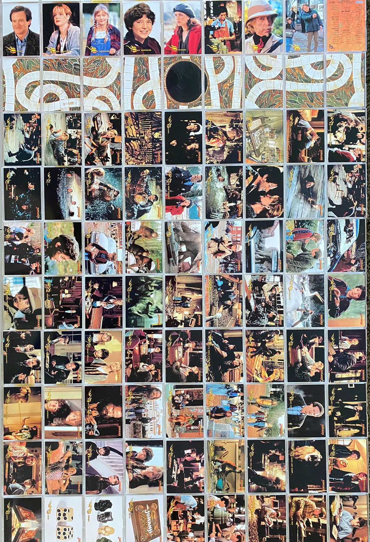 Jumanji Movie starring Robin Williams Trading Card Set 90 Cards Skybox ...