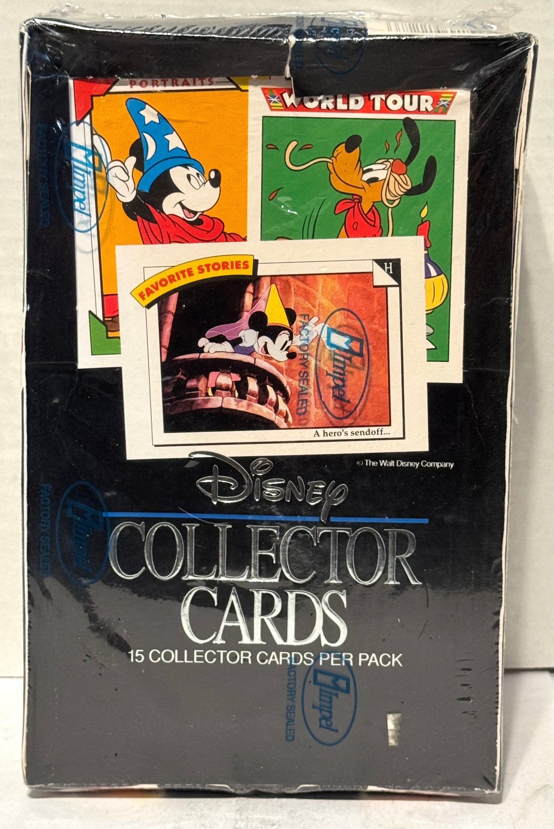 Disney Collector Cards Series 1 Vintage Card Box 36 Packs Impel 1991 ...