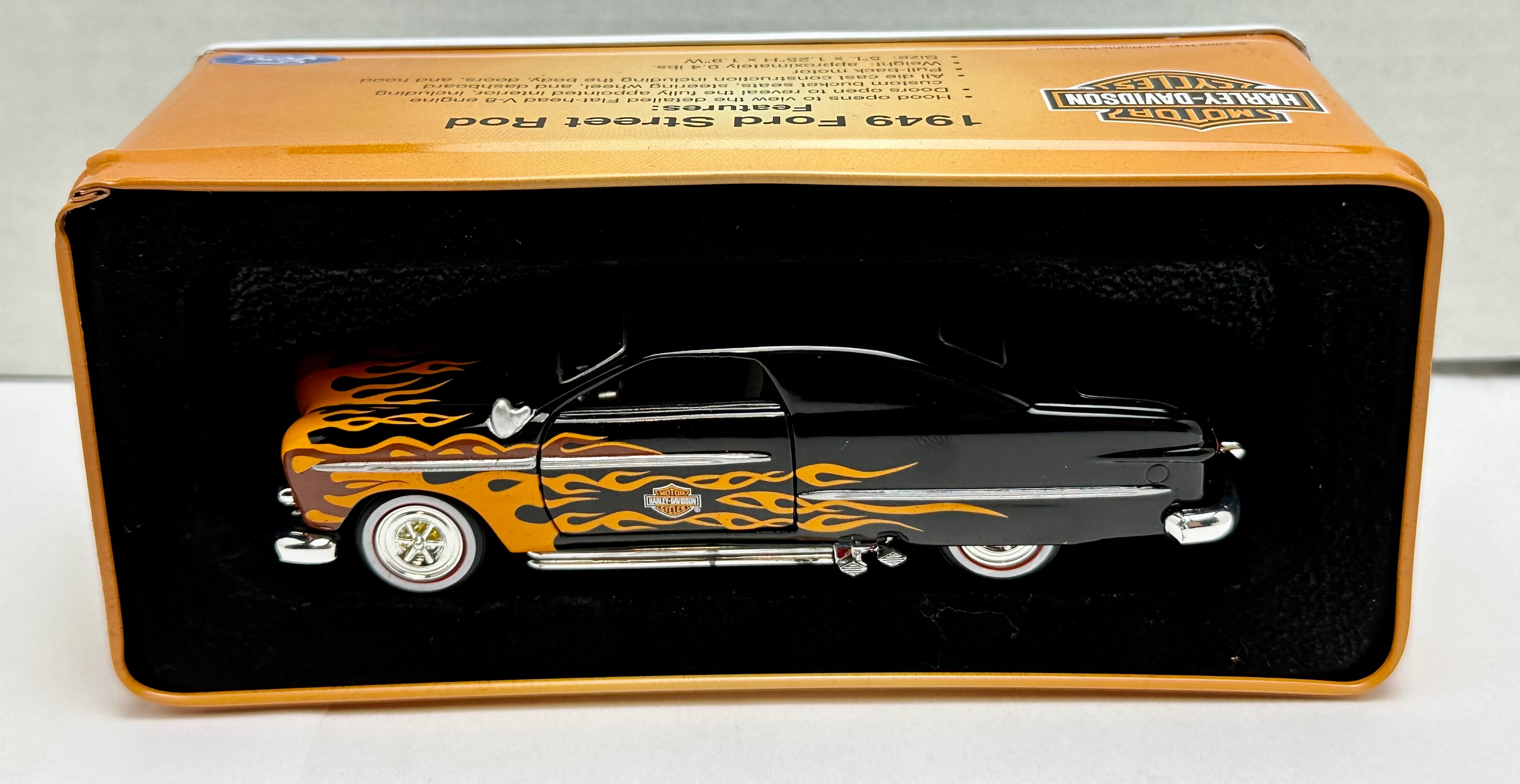 Harley Davidson Diecast 1949 49' Ford Street Rod 1/38 Scale 96942-03V ...