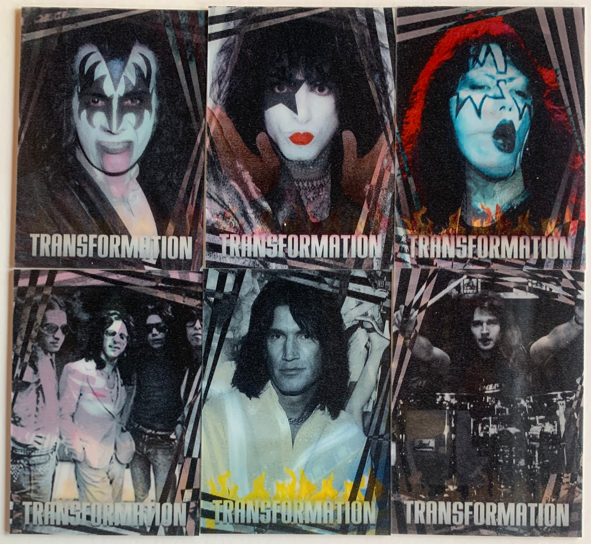 Kiss 360 3D LENTICULAR CHASE Card SET 6 Cards TF1 - TF6 Press Pass 200 ...