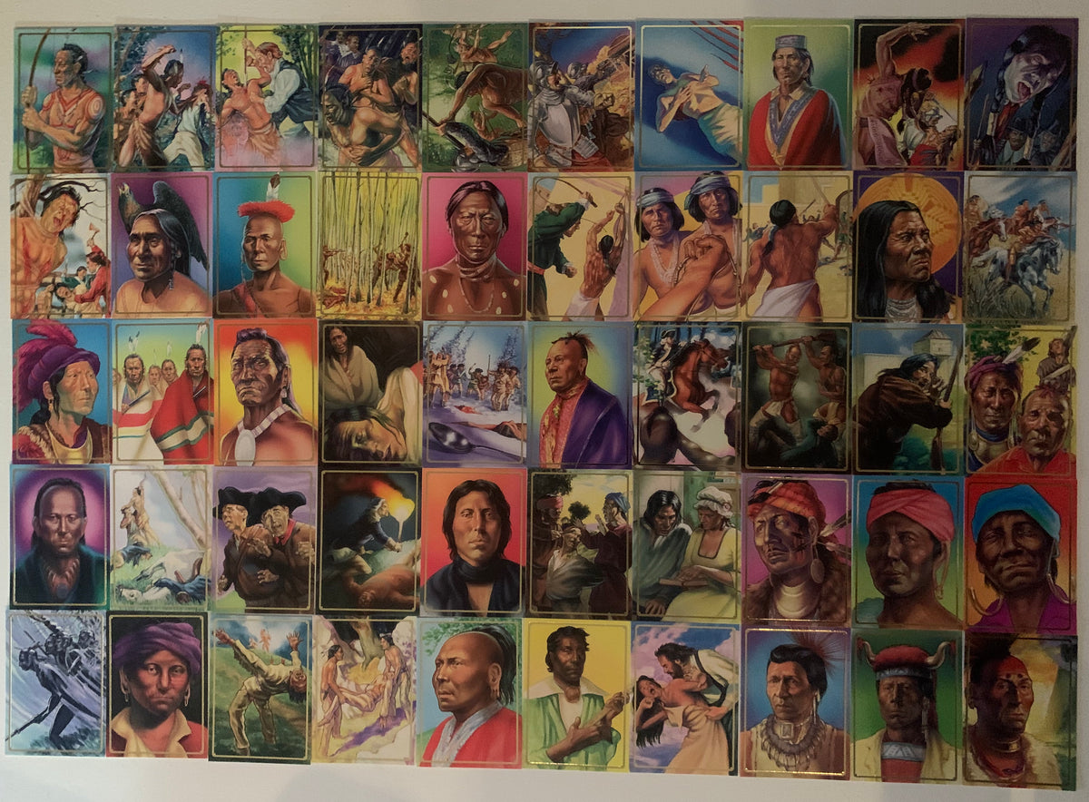 Native Americans An Epic Struggle of Blood & Courage Base Card Set 90 ...