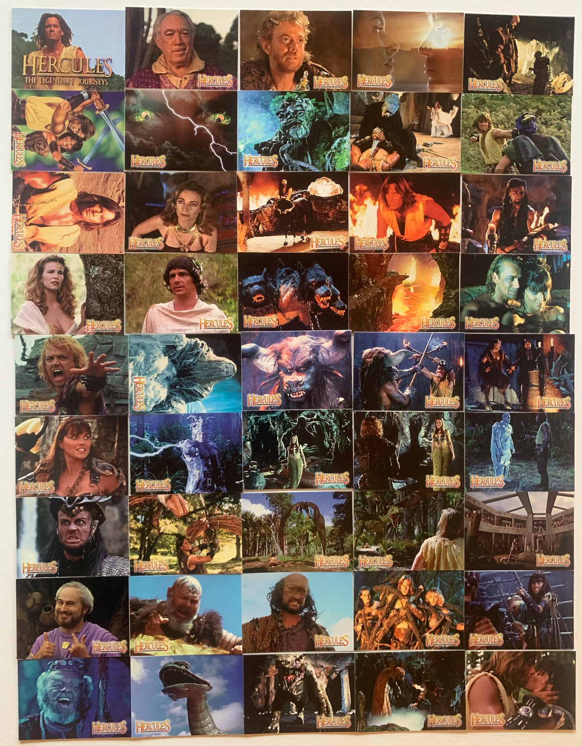 Hercules The Legendary Journeys Base Trading Card Set 90 Cards Topps 1 ...