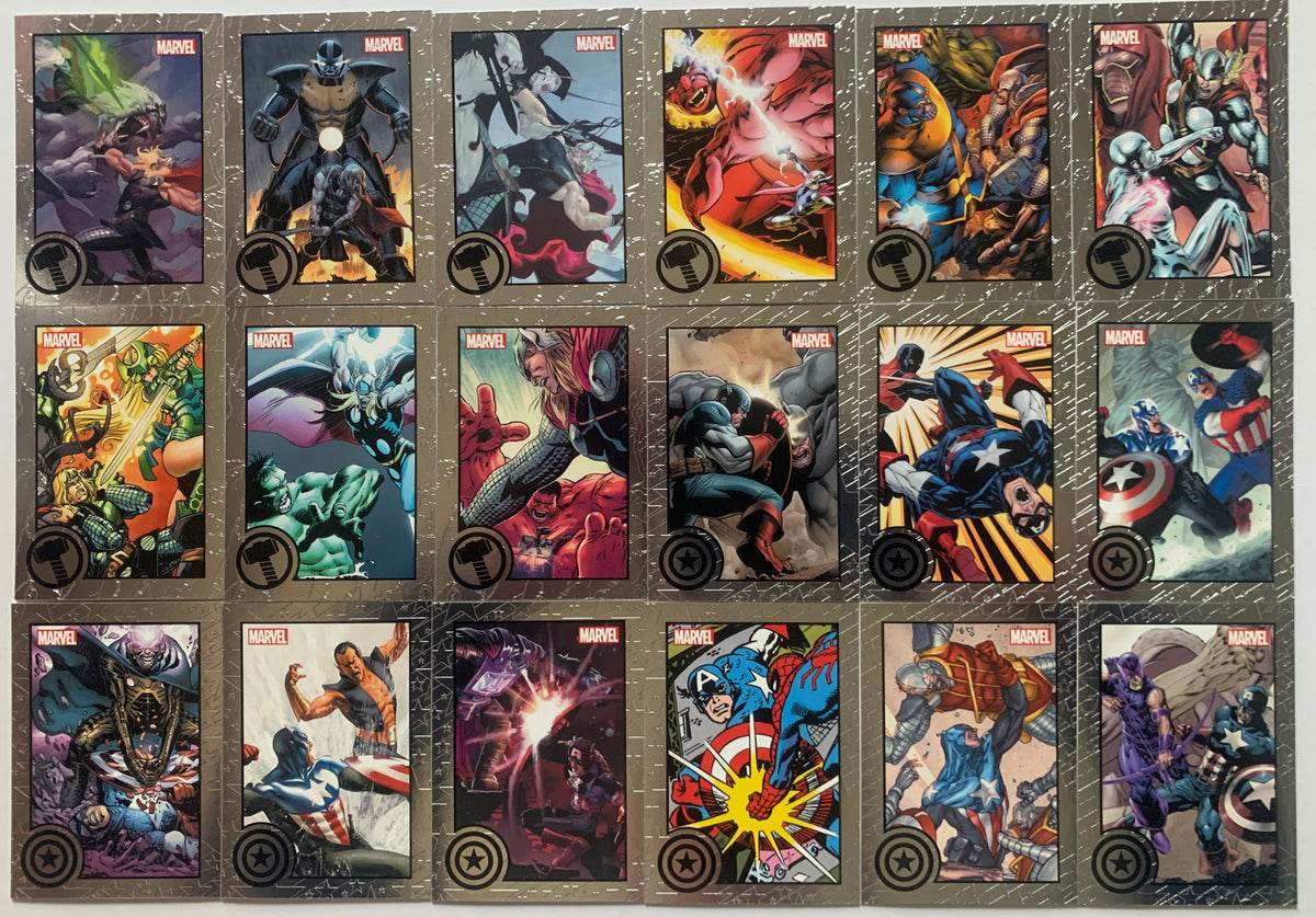 Marvel Universe 2014 Greatest Battles Expansion Chase Card Set 18 Card ...