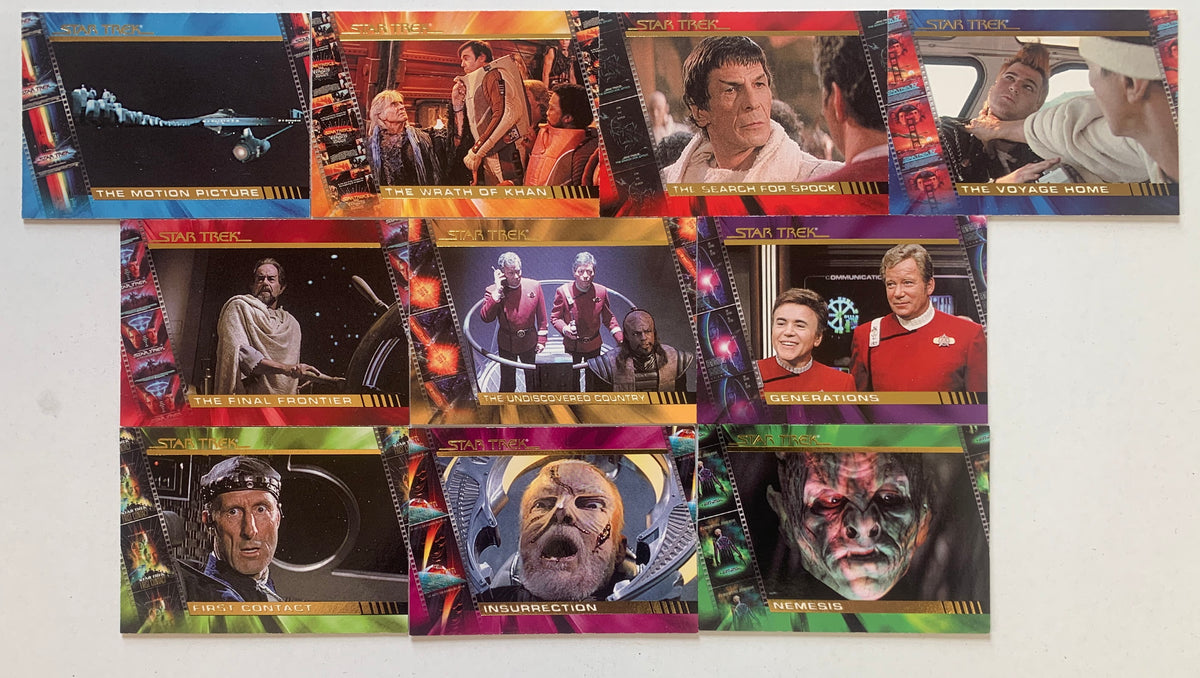 Star Trek Complete Movies 2007 Behind the Scenes Chase Card Set B1-B10 ...