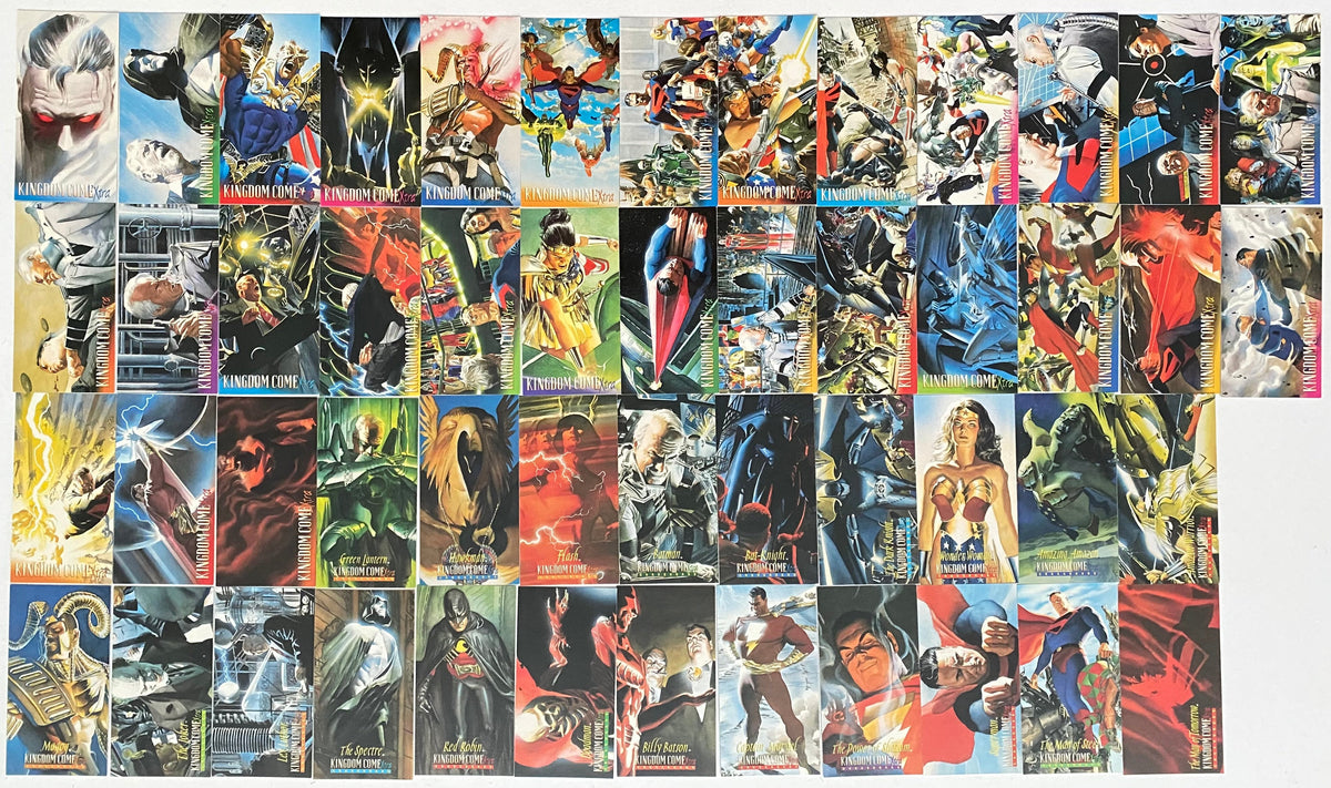 DC Comics Kingdom Come Xtra Skybox Widevision Trading Card Set of 50 C ...
