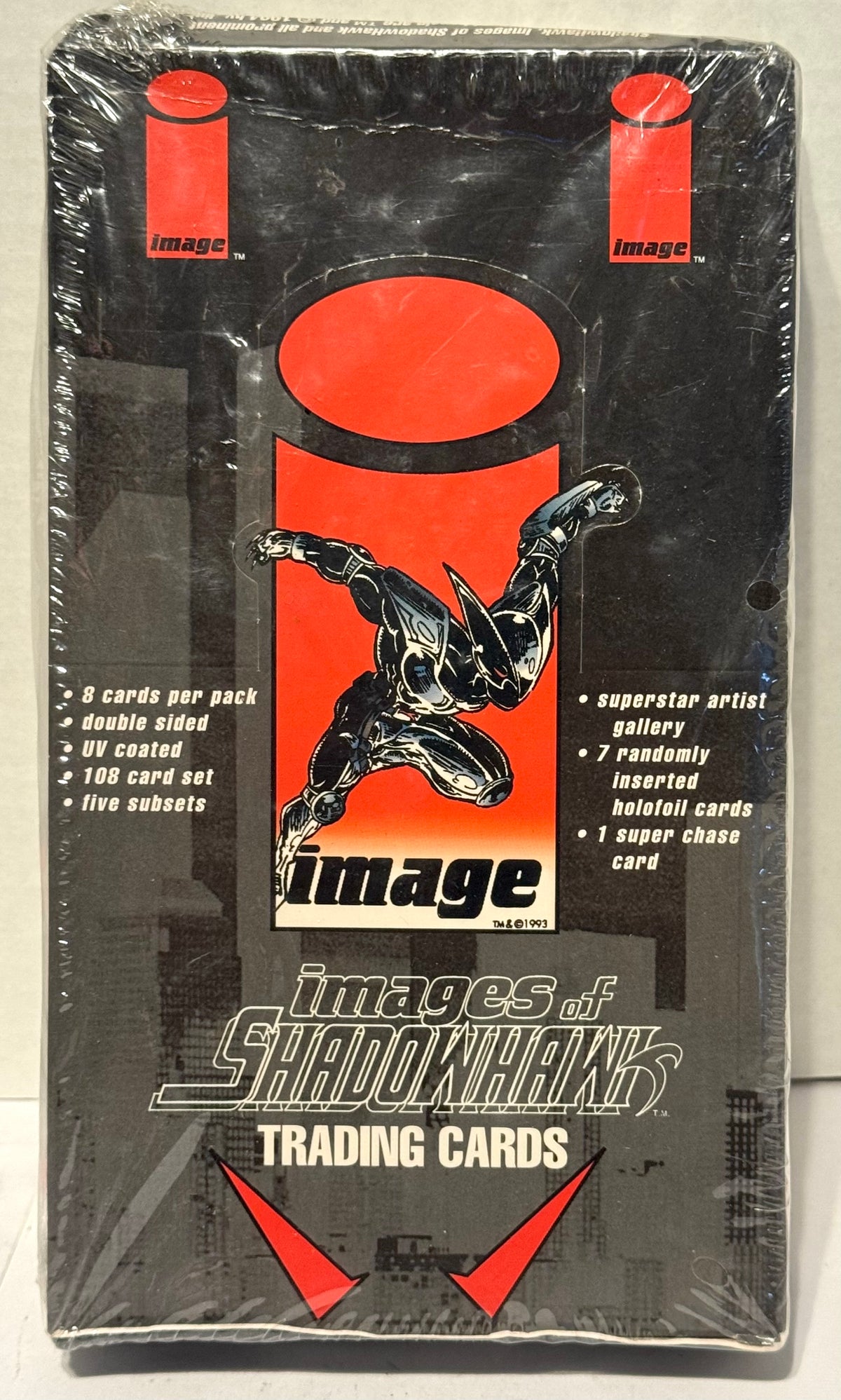 1994 Images of ShadowHawk Trading Card Box 36 Packs Comic Images Facto — TvMovieCards.com