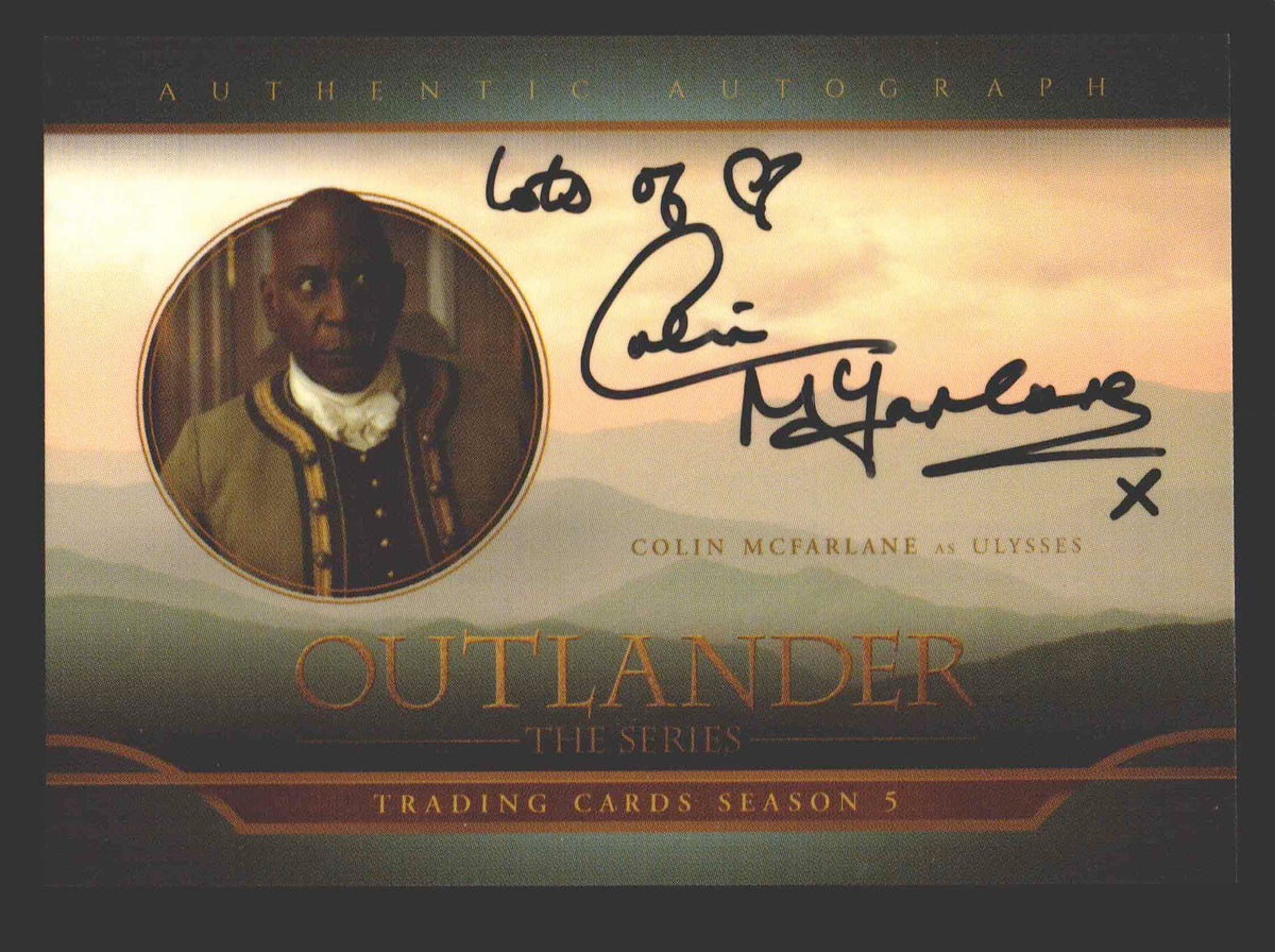 Outlander Season 5 Colin McFarlane as Ulysses CM Autograph Card ...