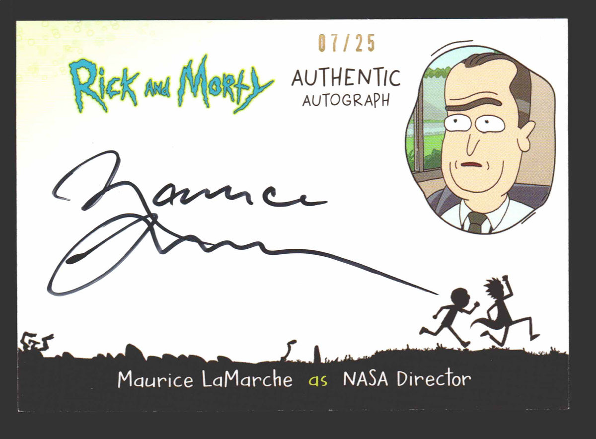 2019 Rick and Morty Season 2 ML-ND Maurice LaMarche NASA Director Auto ...
