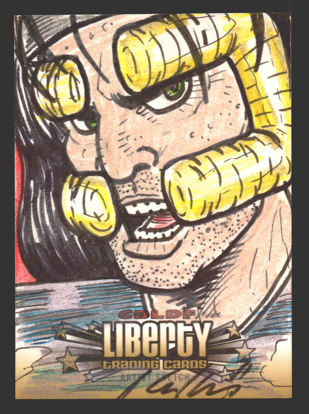 2011 CBLDF Comic Book Legal Defense Fund Liberty Artist Sketch Trading ...