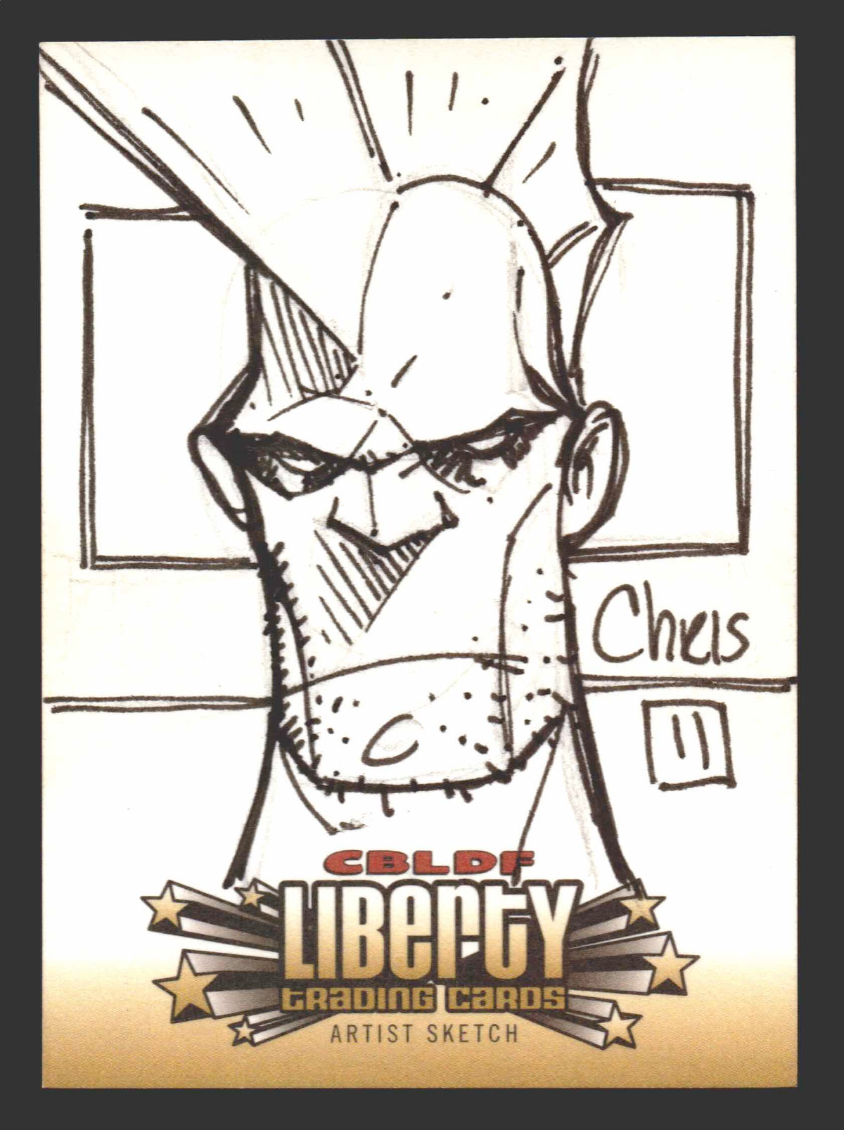 2011 CBLDF Comic Book Legal Defense Fund Liberty Artist Sketch Trading ...