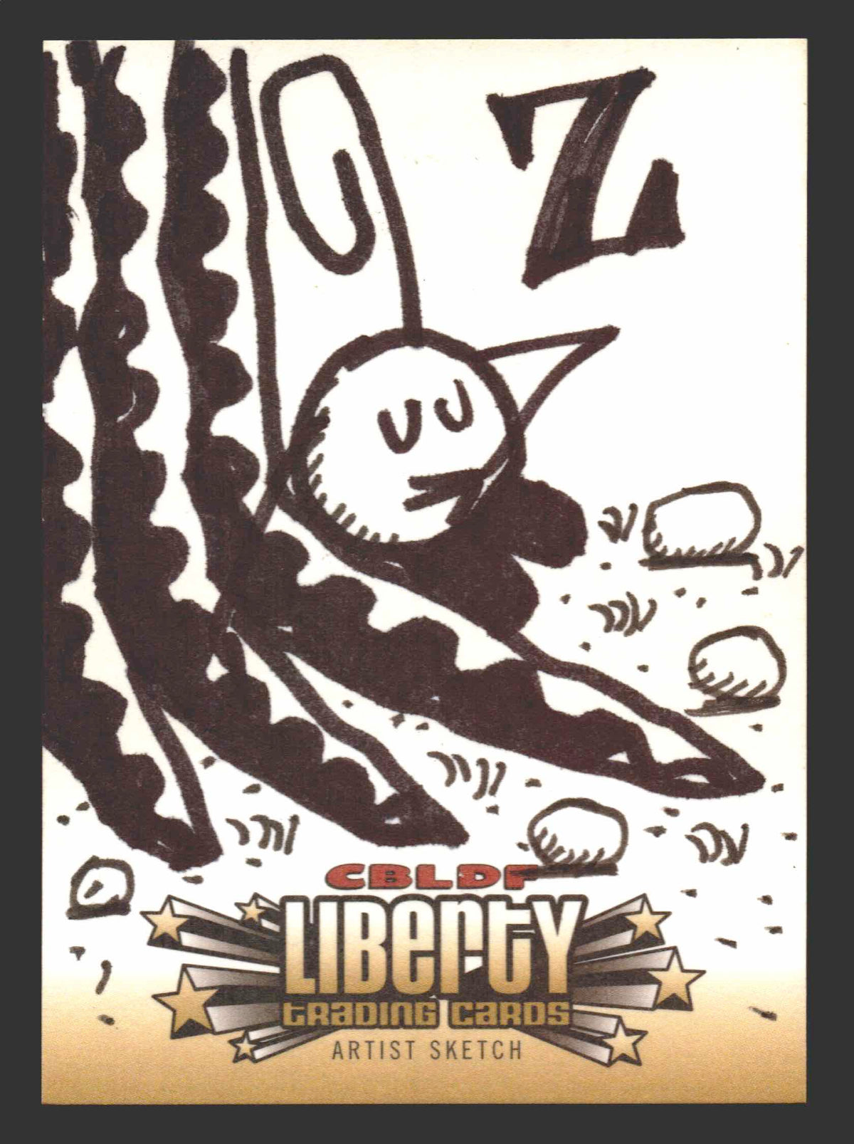 2011 CBLDF Comic Book Legal Defense Fund Liberty Artist Sketch Trading ...