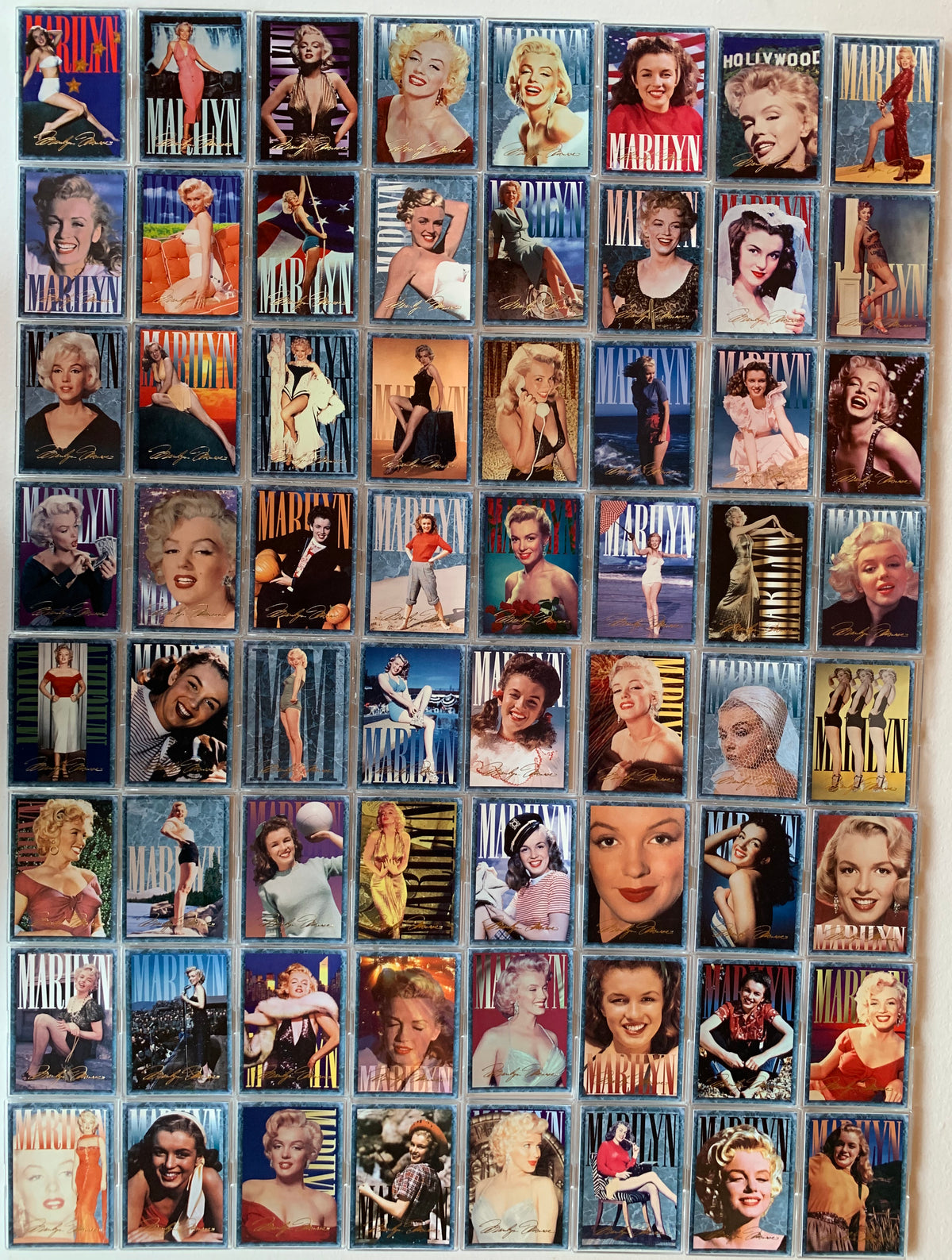 Marilyn Monroe Series One Trading Base Card Set 100 Cards 1993 Sports ...