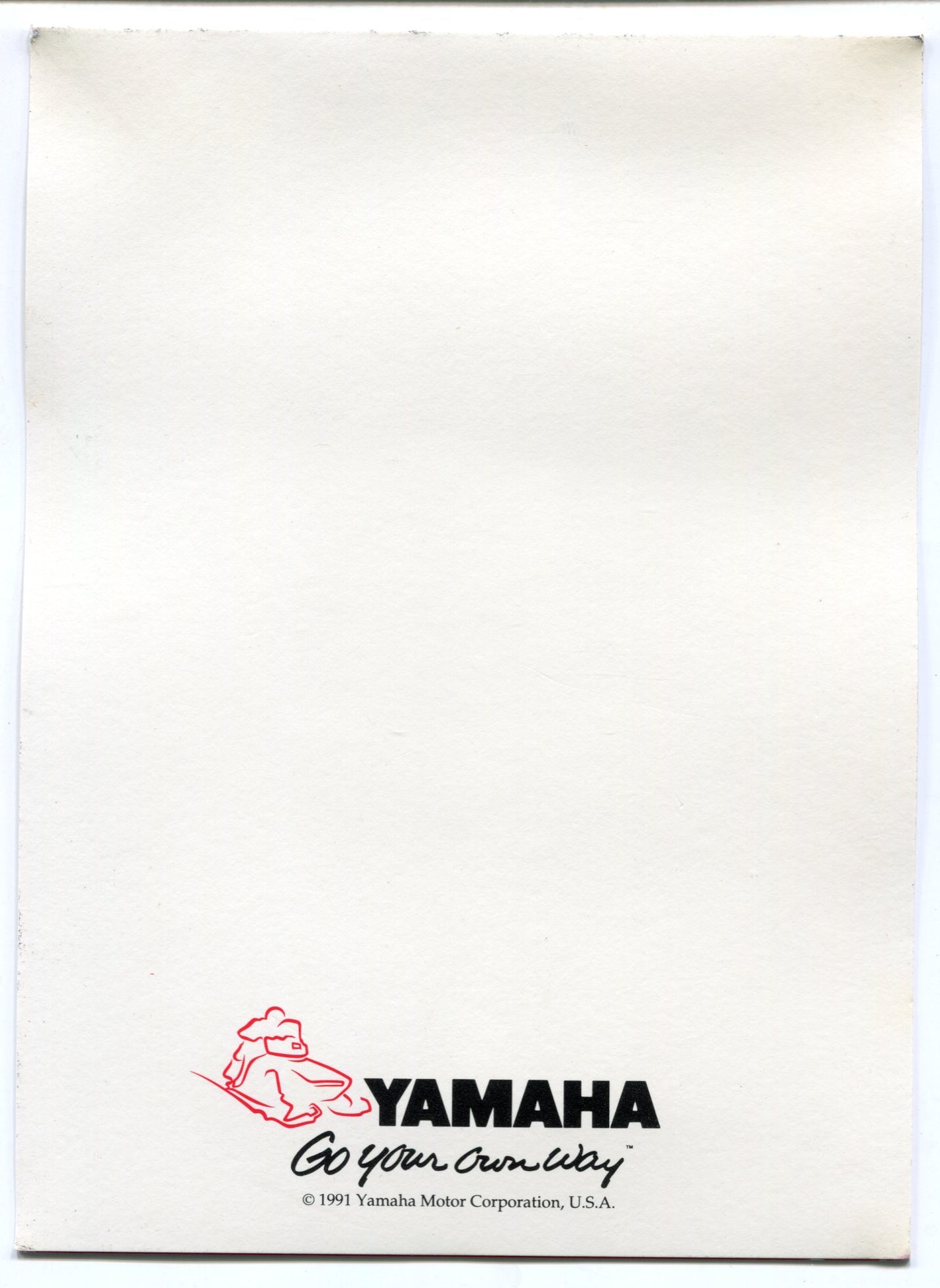 1992 Yamaha Snowmobile Preview Event Invitation V-Max 4 Sneak Preview ...
