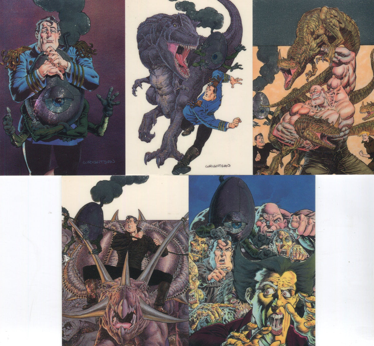 Wrightson Bernie 2 More Macabre Metallic Storm Chase Card Set MS1 - MS ...