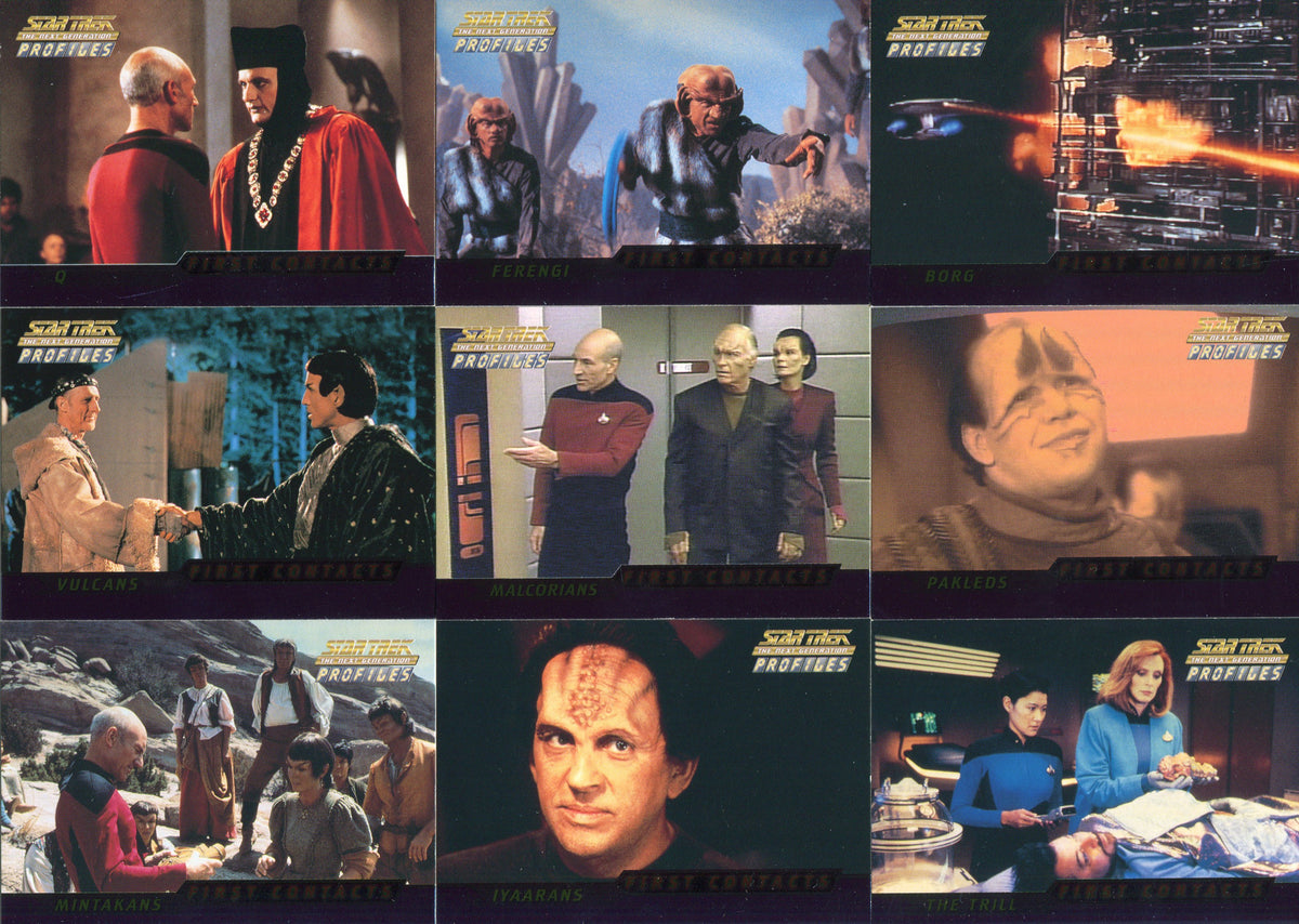 Star Trek TNG The Next Generation Profiles First Contacts Chase Card S ...
