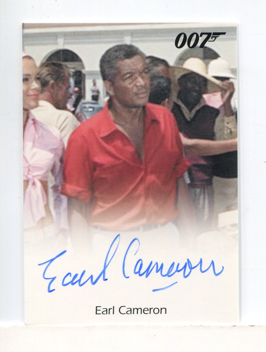 James Bond 50th Anniversary Series One Earl Cameron Autograph Card ...