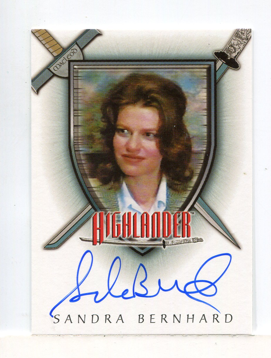 Highlander Complete Sandra Bernhard as Carolyn Marsh Autograph Card A1 ...