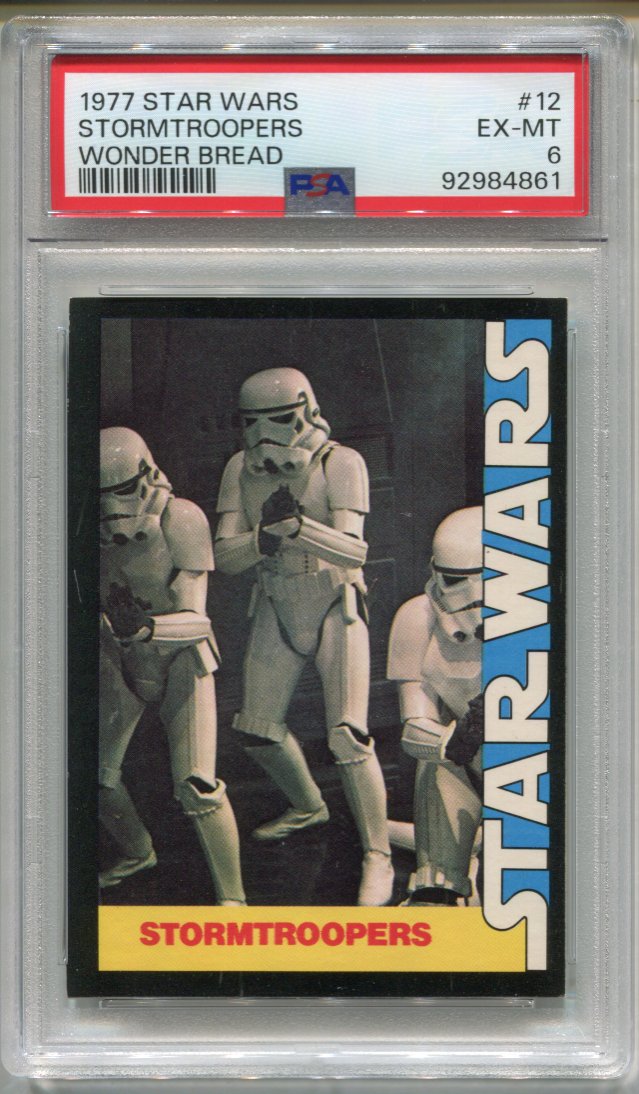 1977 Star Wars Wonder Bread Storm Troopers #12 Trading Card PSA 6 EX-M ...