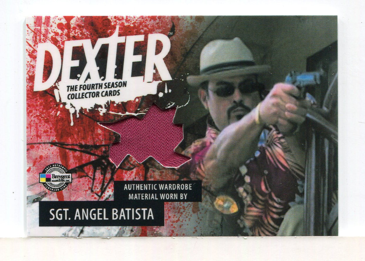 DEXTER Season 4 Wardrobe Costume Card Sgt. Angel Batista D4C-C ABB #24 ...