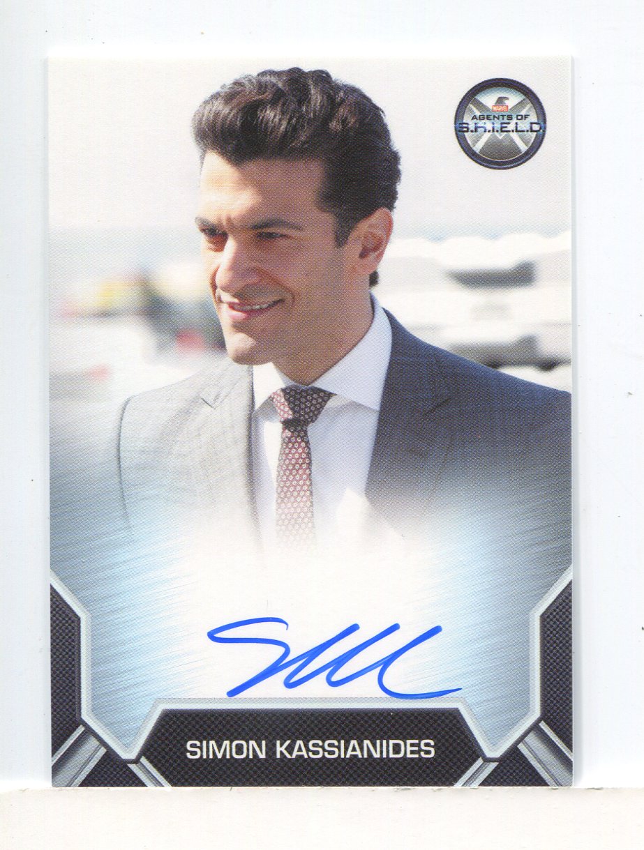 Agents of S.H.I.E.L.D. Season 2 Simon Kassianides Autograph Card ...