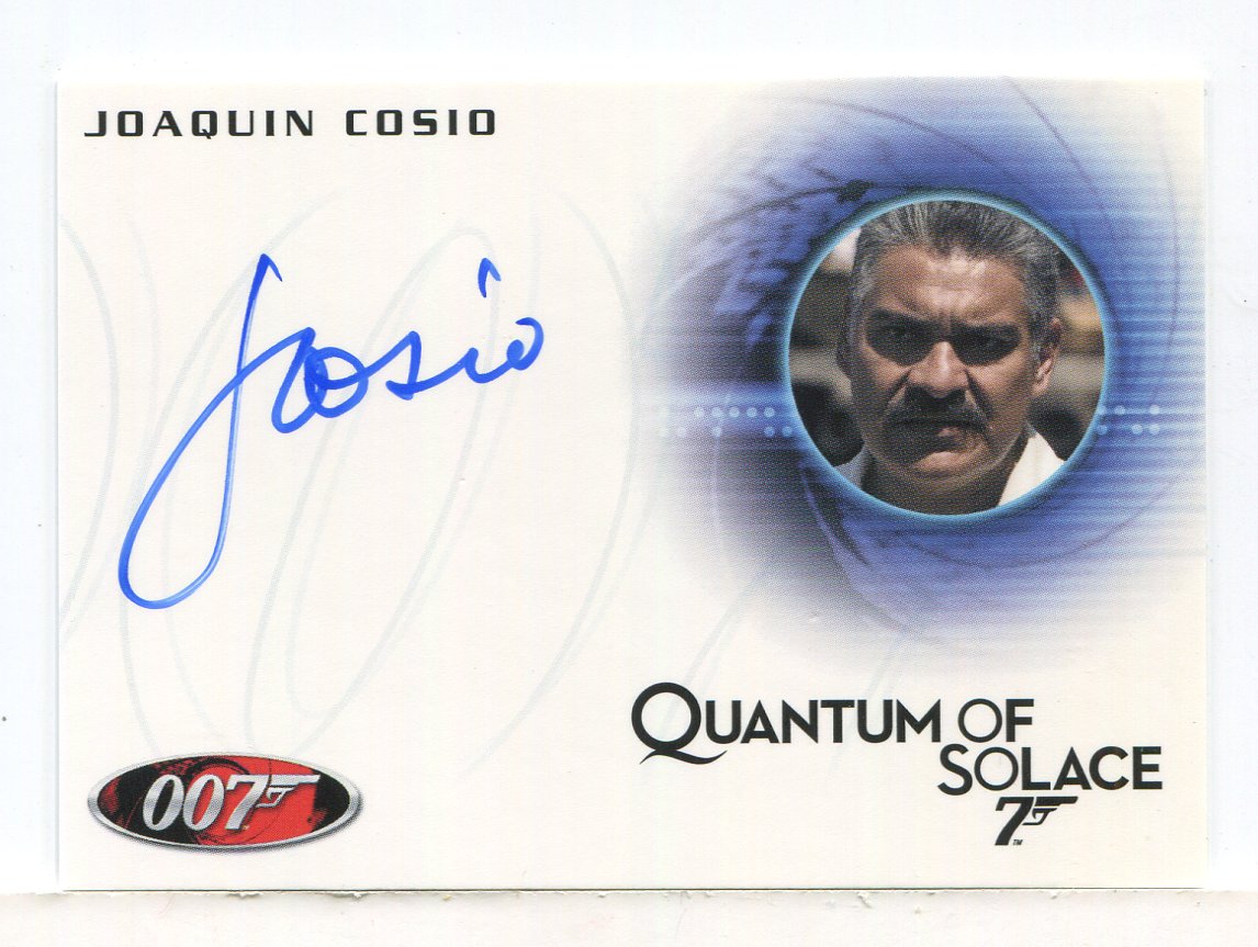James Bond Heroes & Villains Joaquin Cosio General Medrano Autograph C ...
