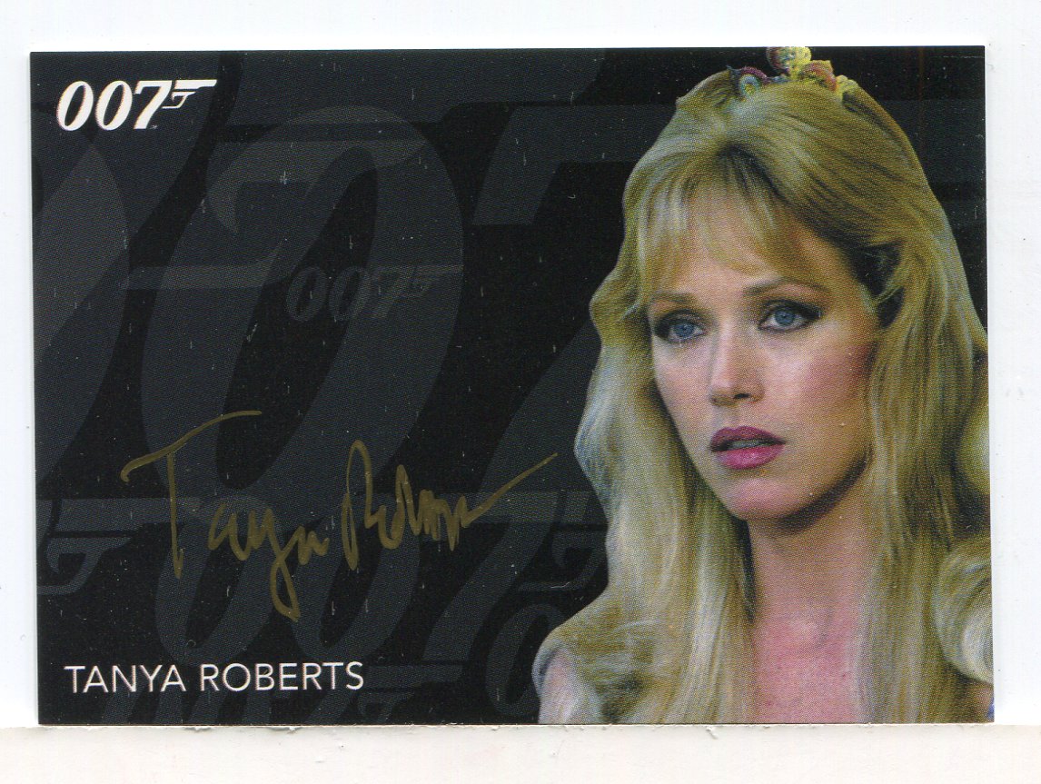James Bond Archives Final Edition 2017 Tanya Roberts Gold Autograph Ca ...