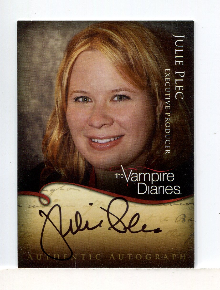 Vampire Diaries Season One Producer Julie Plec Autograph Card A11 ...