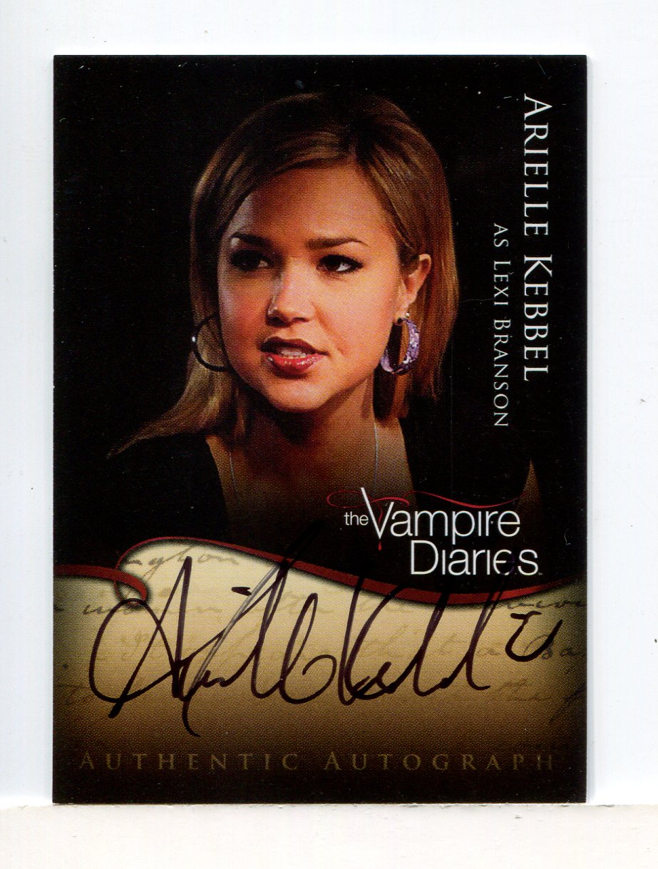 Vampire Diaries Season One Arielle Kebbel as Lexi Branson Autograph Ca ...
