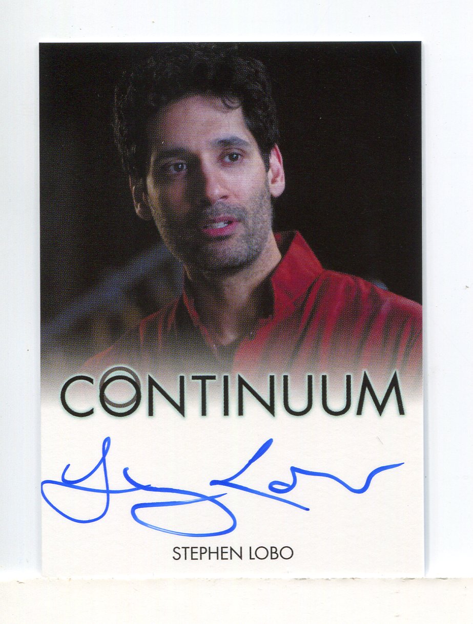 Continuum Seasons 1 & 2 Stephen Lobo as Matthew Kellog Autograph Card ...