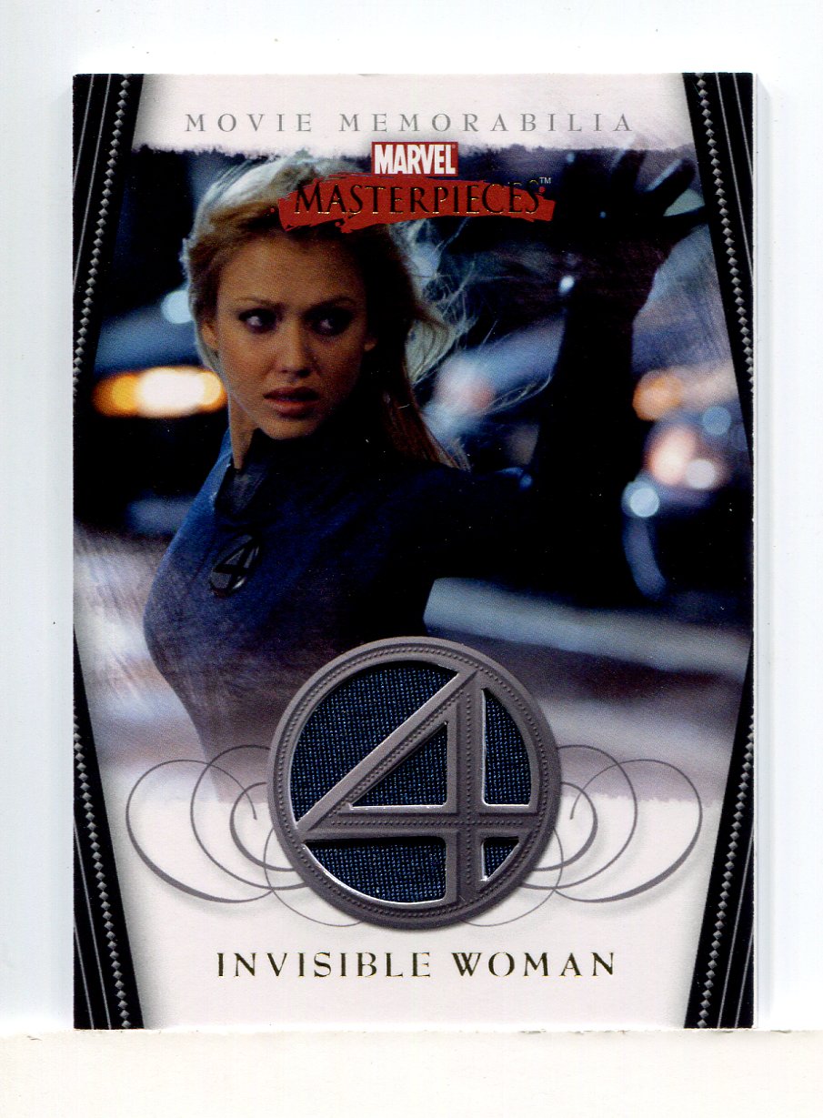 Marvel Masterpieces II Jessica Alba Invisible Woman Relic Costume Card ...