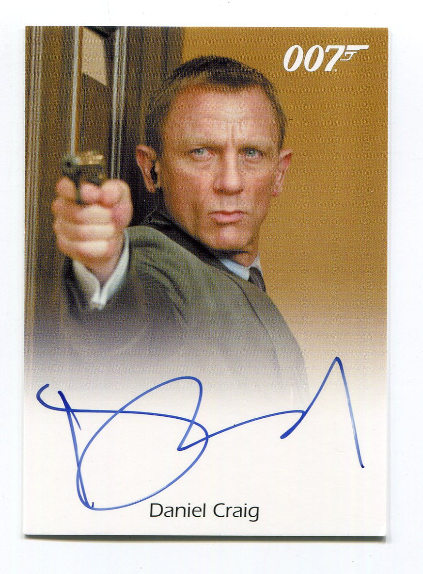 James Bond Archives 2014 Edition Daniel Craig Autograph Card ...