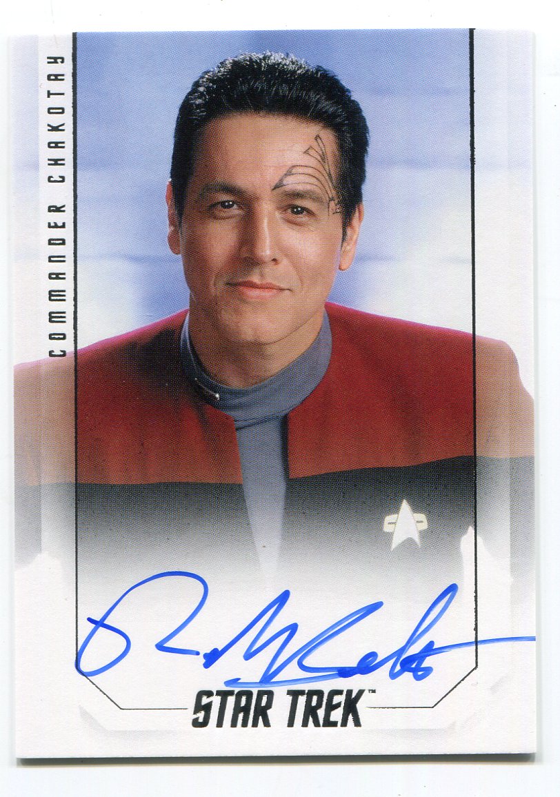 Star Trek 2026 Connections Robert Beltran as Chakotay Autograph Card ...