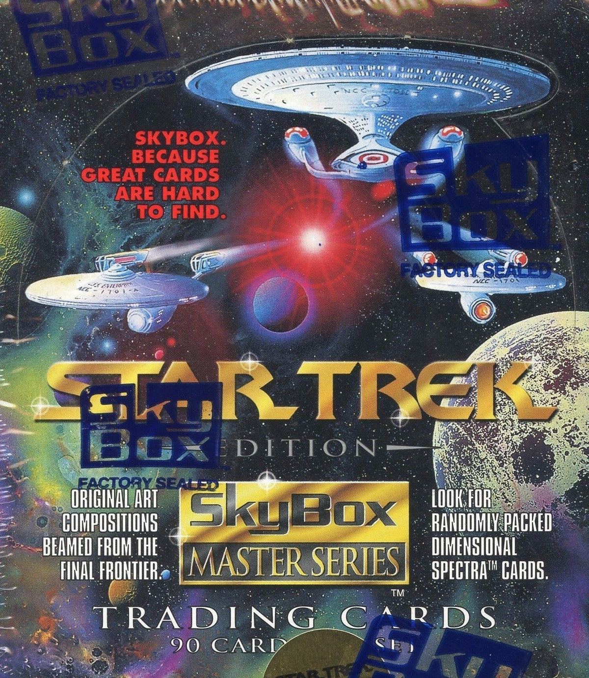Star Trek Master Series 1 Card Box 36 Packs Skybox 1993 — TvMovieCards.com