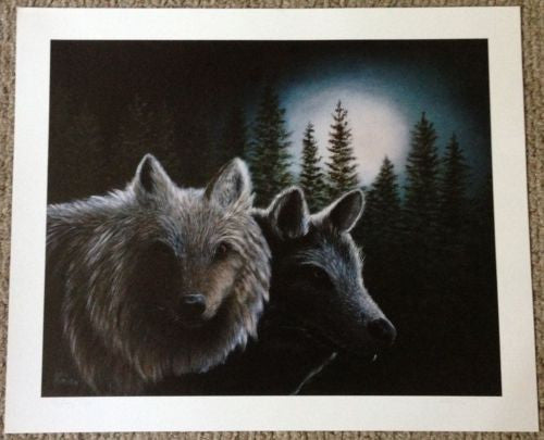 Betsy Popp " Misty Moon Hunters" Lithograph Print Number/Signed ...