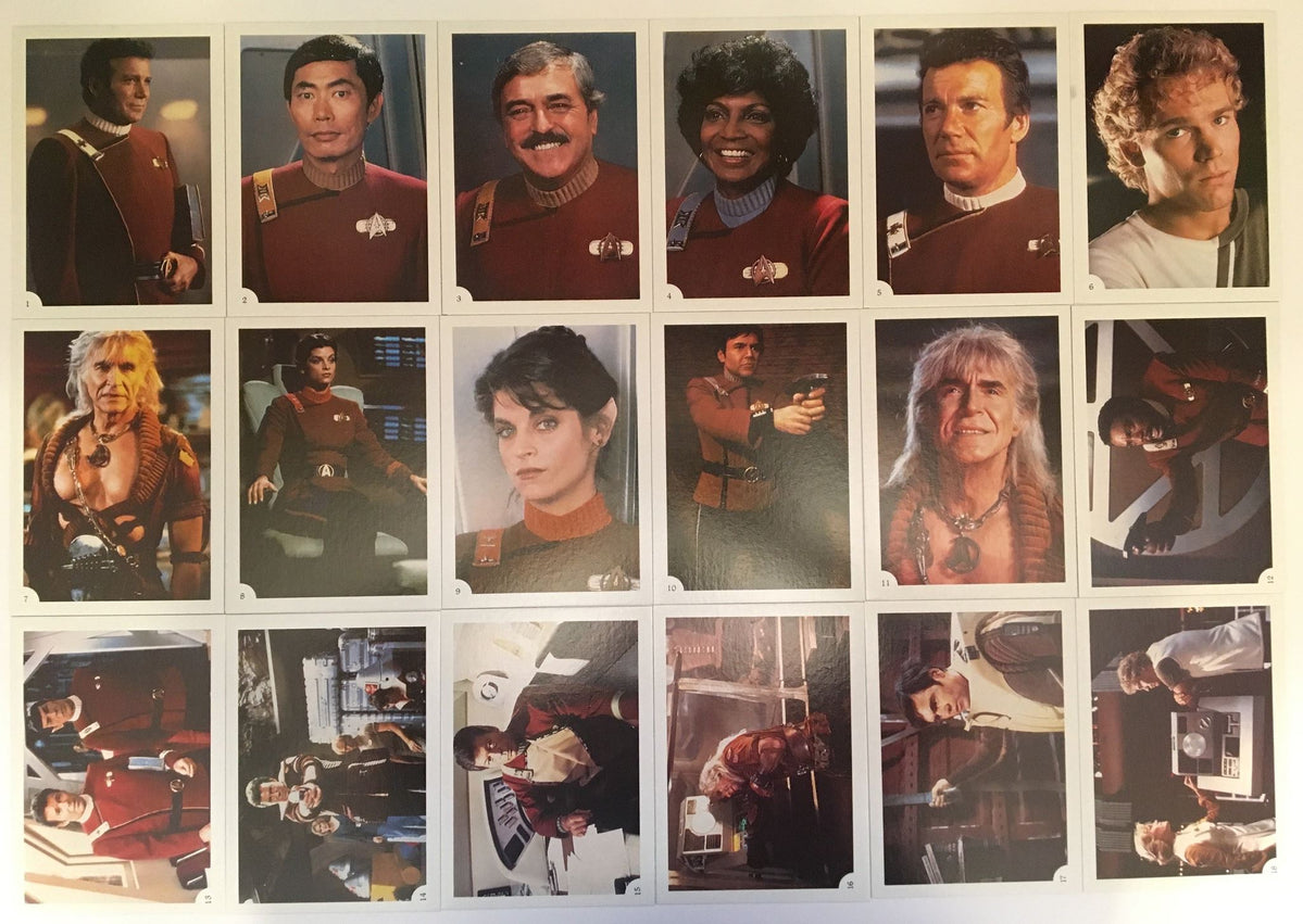 STAR TREK II Wrath of Khan Oversized Trading Card Set 1982 ...