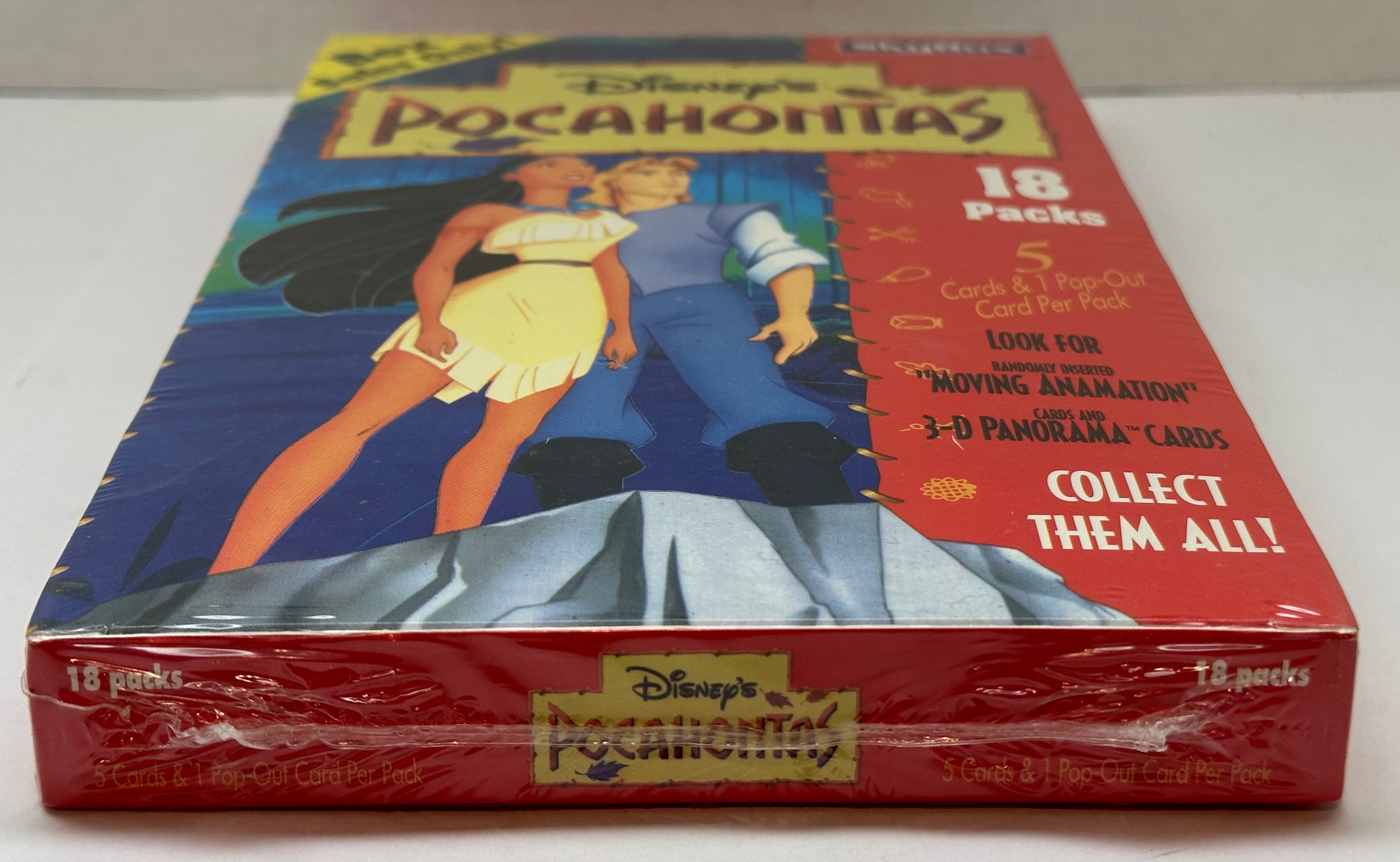 1997 Disney's Pocahontas Trading Card Factory Sealed Box 18 Packs Skyb ...