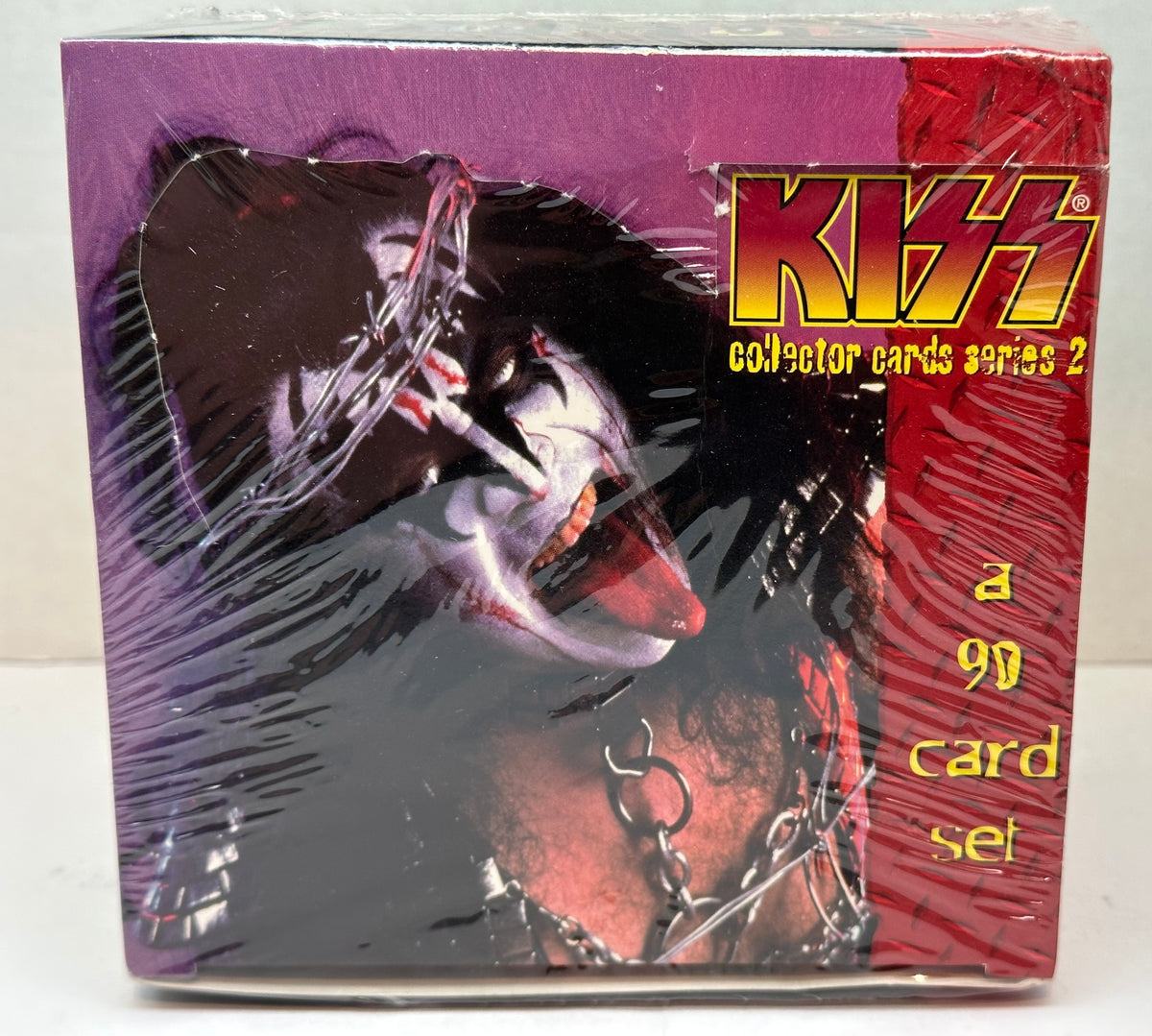 1998 Kiss Series Two 2 Gene Simmons Trading Card Box Red 36CT Cornerst ...