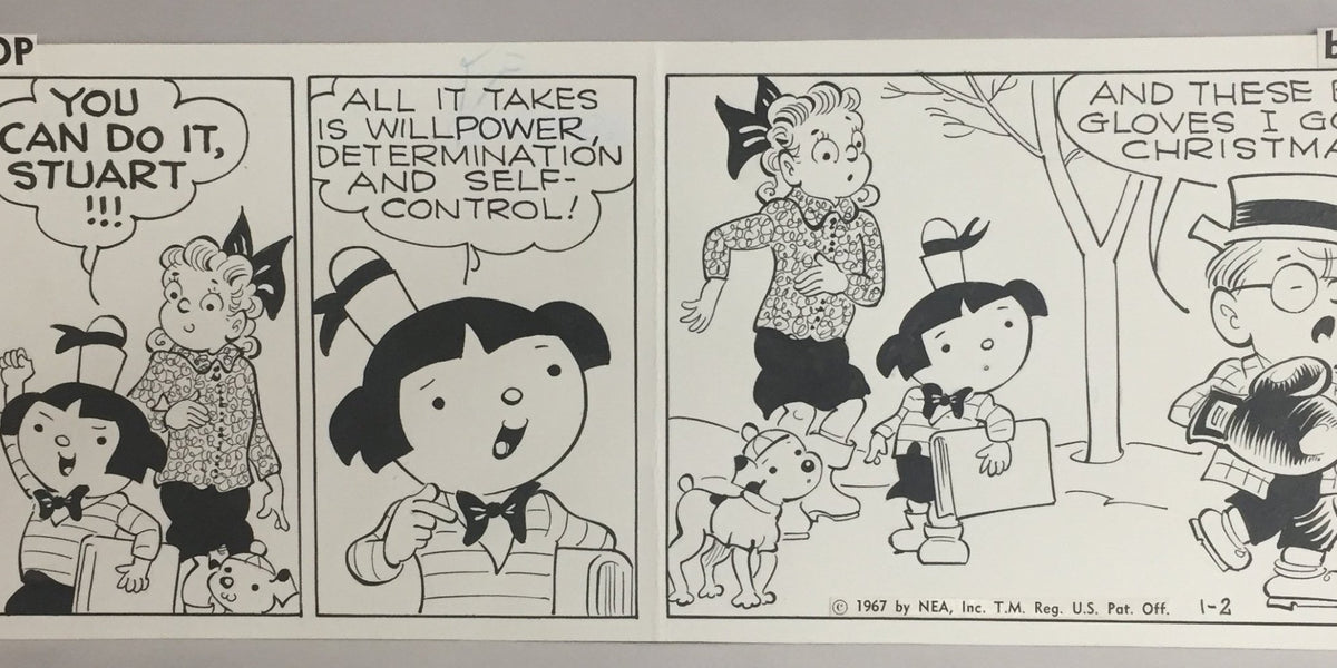 Priscilla's Pop Comic Strip Original Art by Al Vermeer 1-2-1967 ...