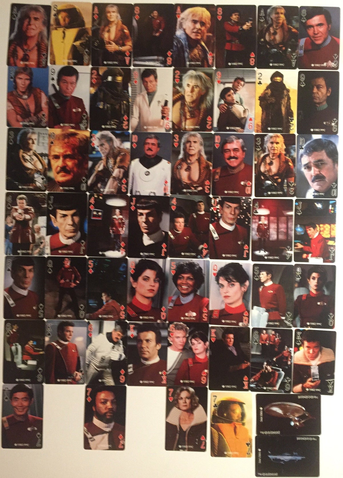 Star Trek II The Wrath of Khan Sealed Playing Card Deck 52 Cards + Jok ...