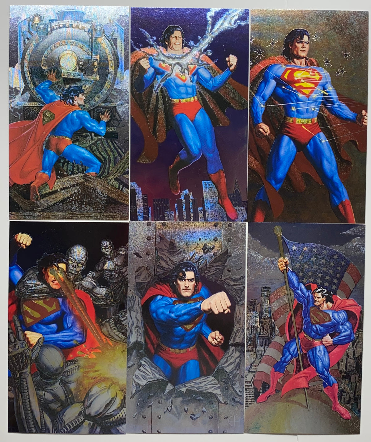 Superman Platinum Edition Spectra-Etch Chase Card Set S1-S6 ...