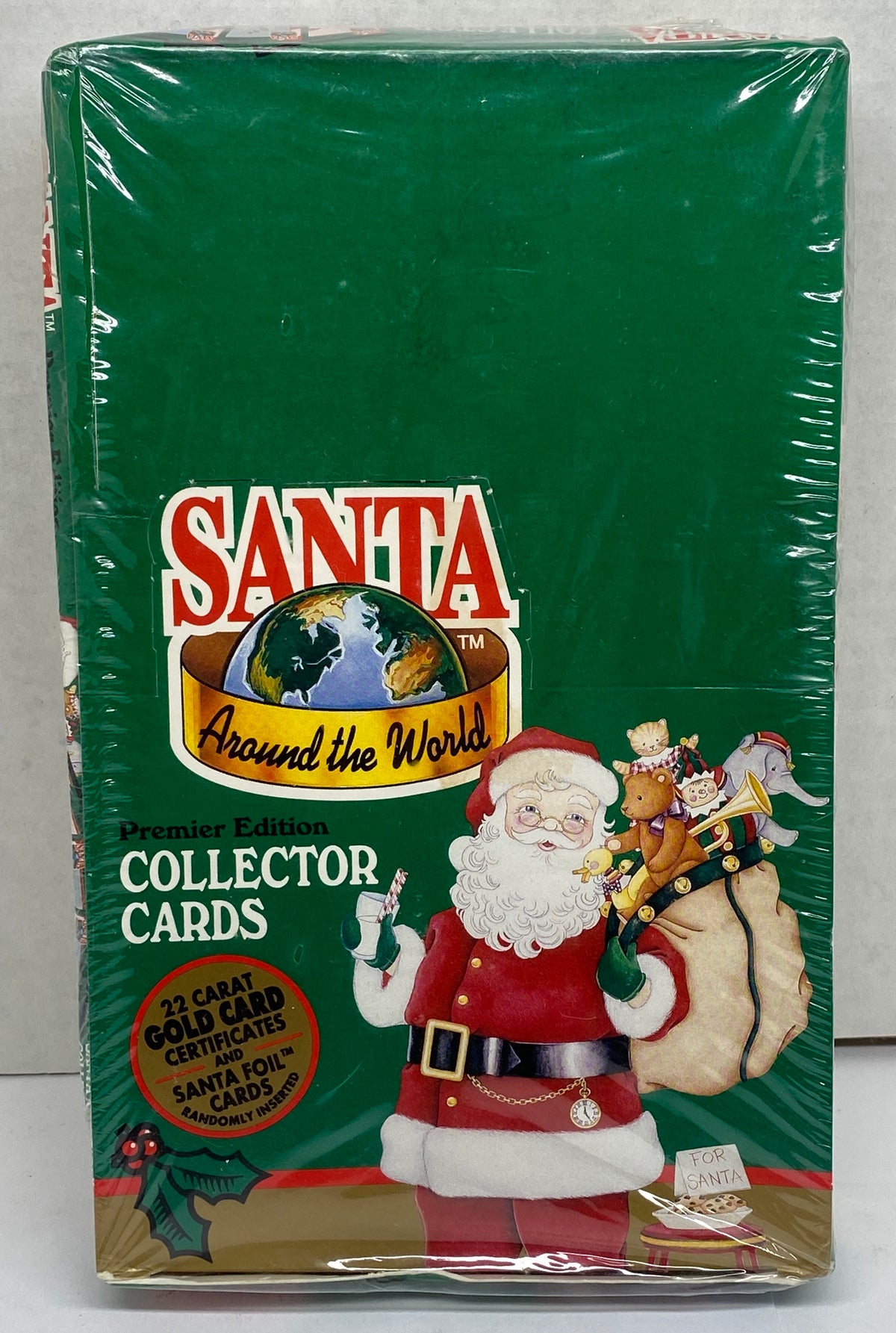 1995 Santa Around the World Series 1 Premier Edition Trading Card Box ...