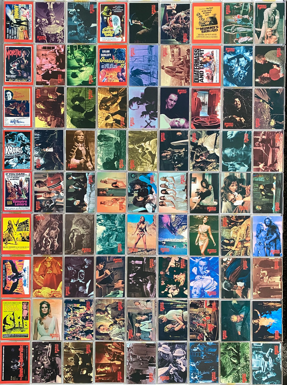 1996 Hammer Horror Series 2 Complete Base Trading Card Set 81 Cards Co ...