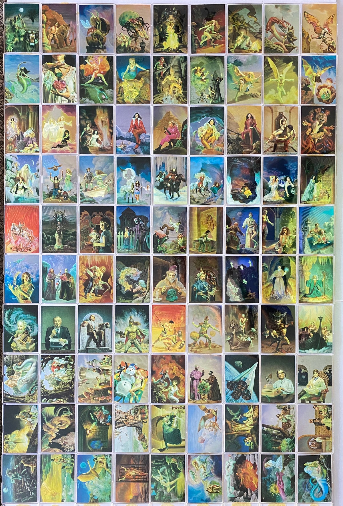 Rowena Best of Rowena All Chromium Base Card Set 90 Cards FPG 1996 ...
