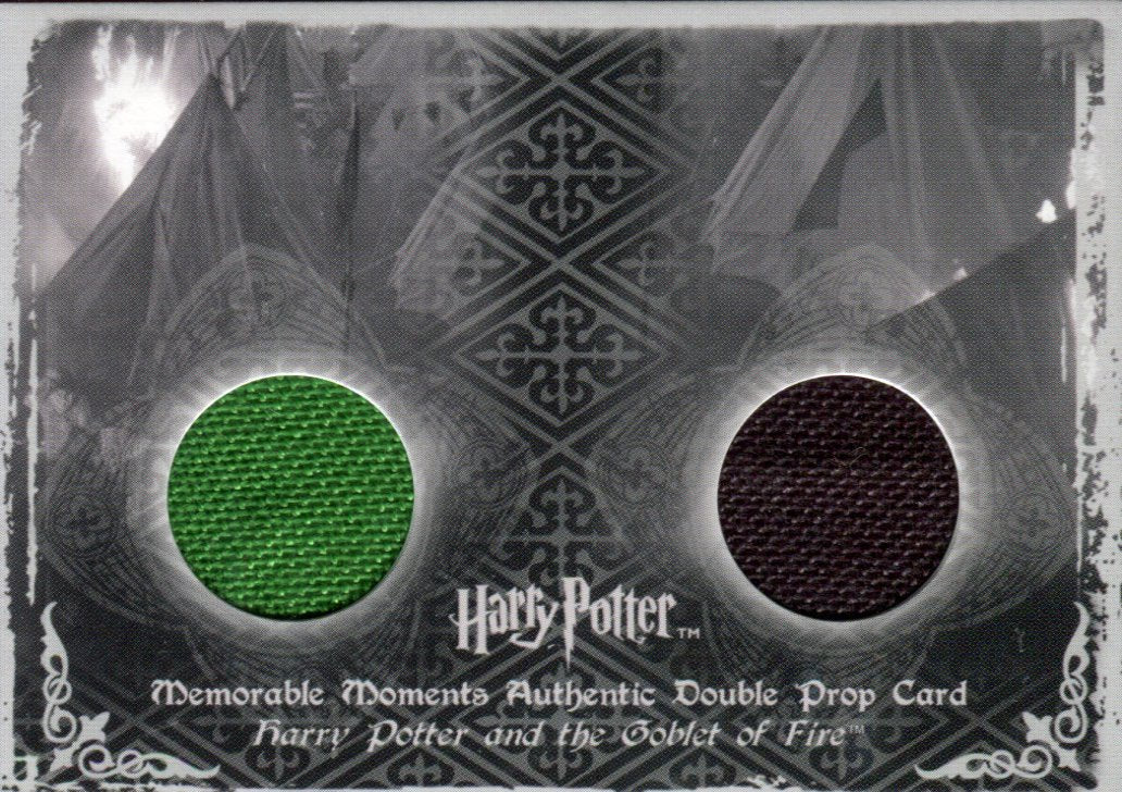 Harry Potter Memorable Moments 2 Quidditch Flags Double Prop Card HP P ...
