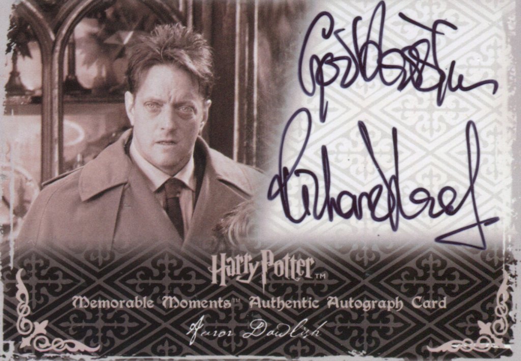 Harry Potter Autograph Cards — TvMovieCards.com