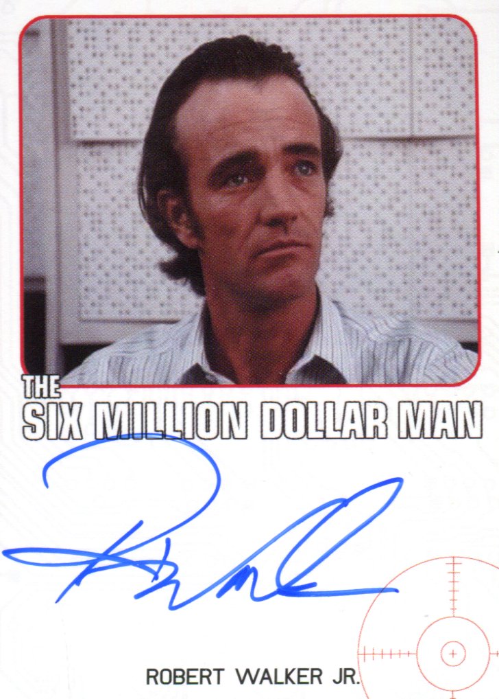 Bionic Collection Six Million Dollar Man Robert Walker Jr. Autograph C ...