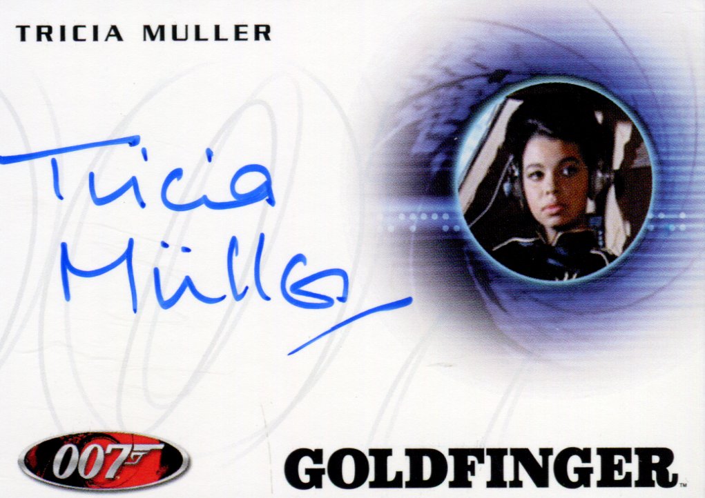 James Bond Mission Logs Tricia Muller as Sydney Autograph Card A169 ...
