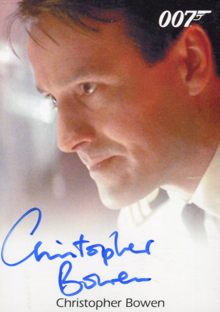 James Bond Archives Final Edition 2017 Christopher Bowen Autograph Car ...